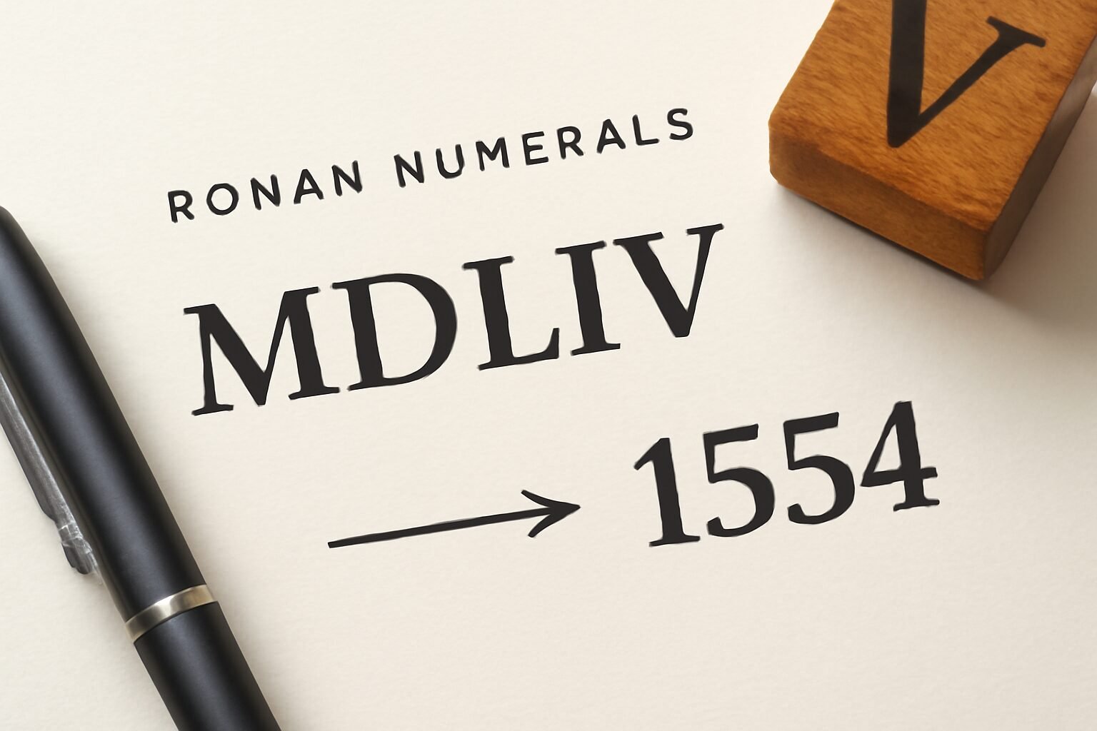Roman Numerals: 2024