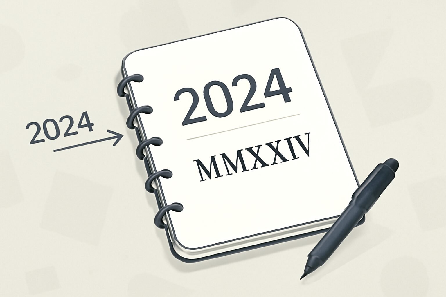 Roman Numerals: 2024