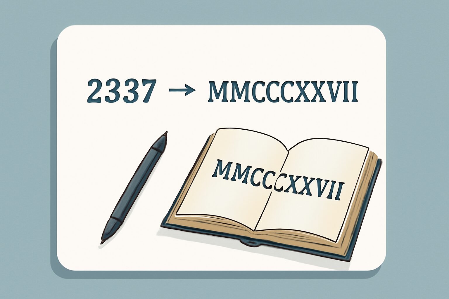 Roman Numerals: 2024