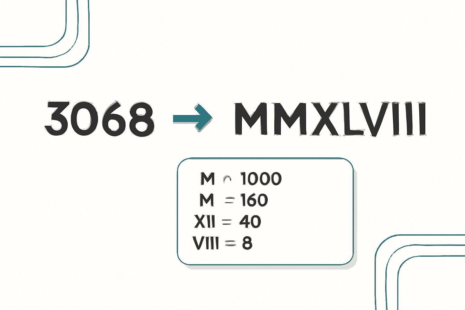 Roman Numerals: 2025